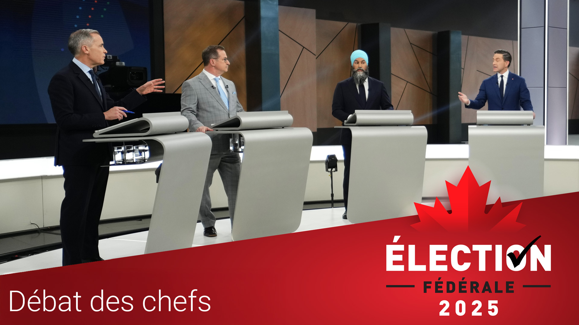 Débat des chefs : une seule question pour les francophones du Canada