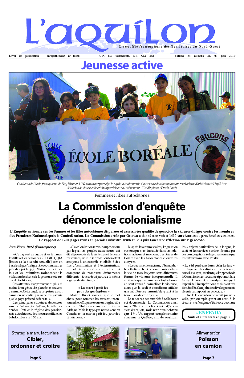 L'Aquilon 7 juin 2019