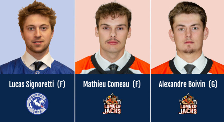 Mathieu Comeau et Alexandre Boivin : étoiles de la semaine dans la LHJNO