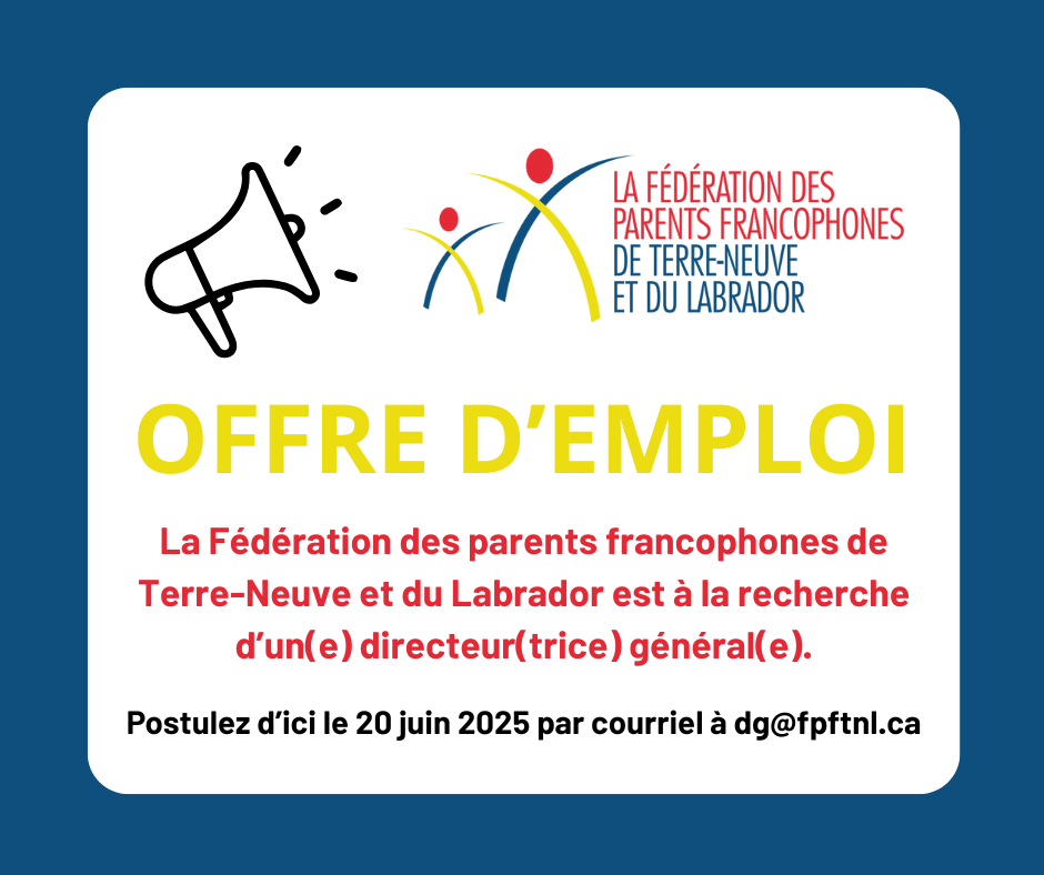 OFFRE D'EMPLOI: Directeur(trice) général(e)