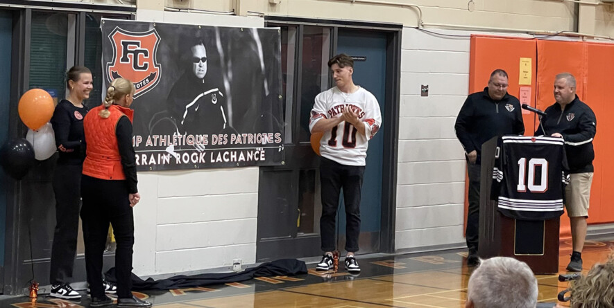 Rock Lachance immortalisé au Champ athlétique des Patriotes