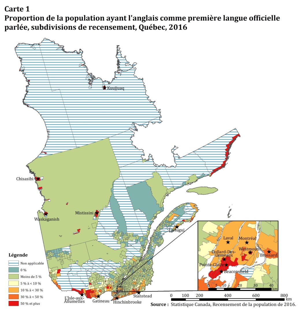 Langues officielles : les anglophones du Québec toujours inquiets